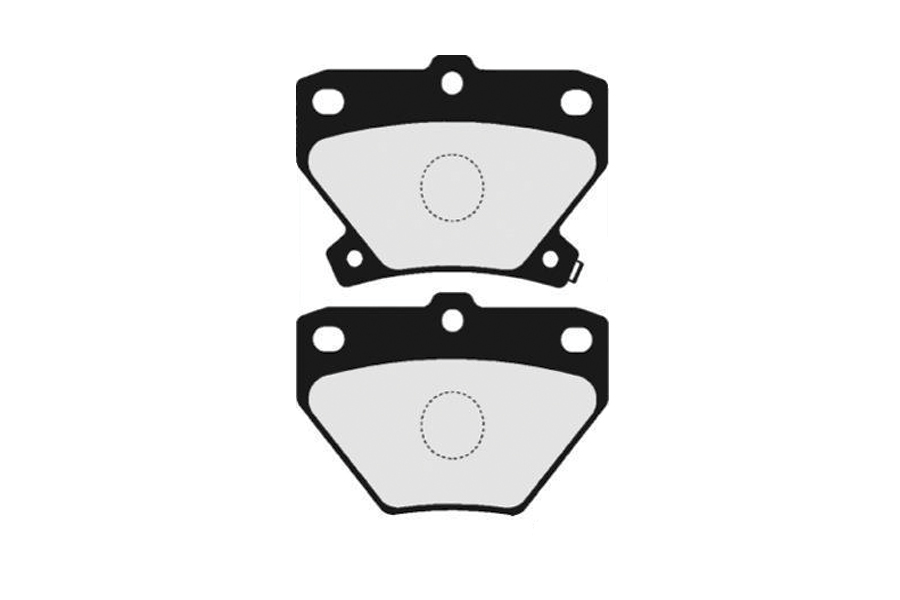 Sospieces.com - JEU DE 4 PLAQUETTES DE FREIN ARRIÈRE JAPKO : 51203