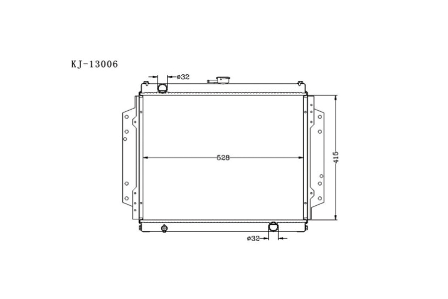 Sospieces.com - RADIATEUR DE CHAUFFAGE TOYOTA : 16400-0M190