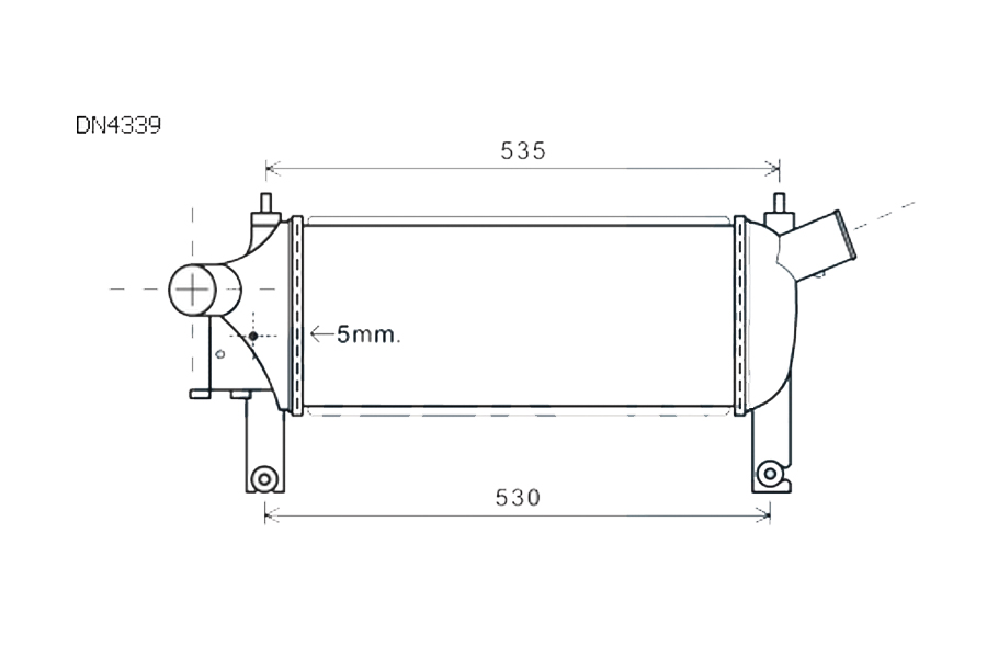 Sospieces.com - INTERCOOLER, ÉCHANGEUR NISSAN TH : 14461-BB30A